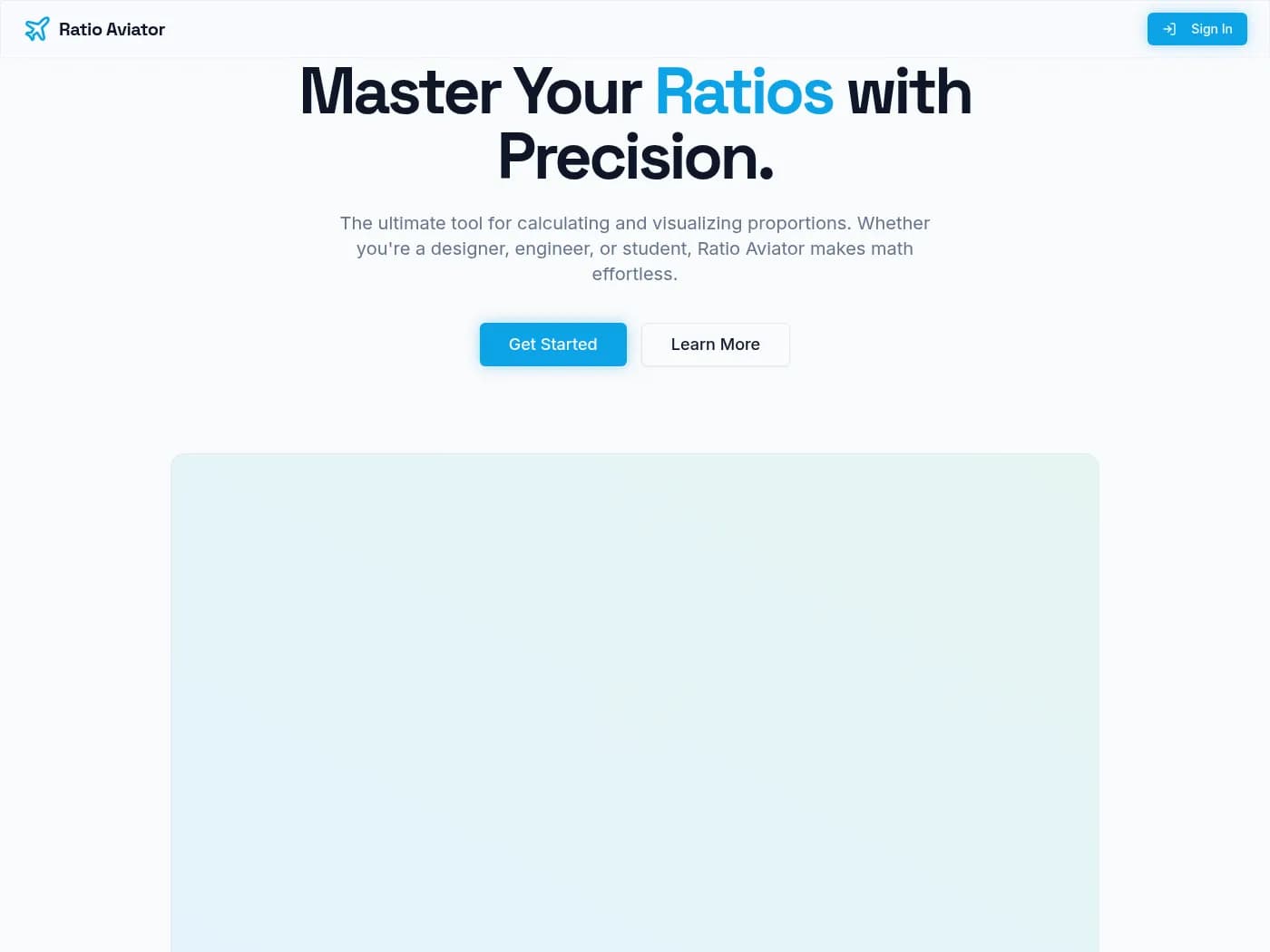 Ratio Aviator