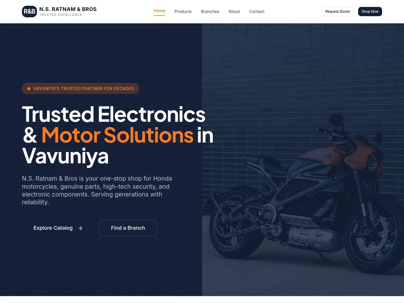 Ratnam & Bros Portfolio
