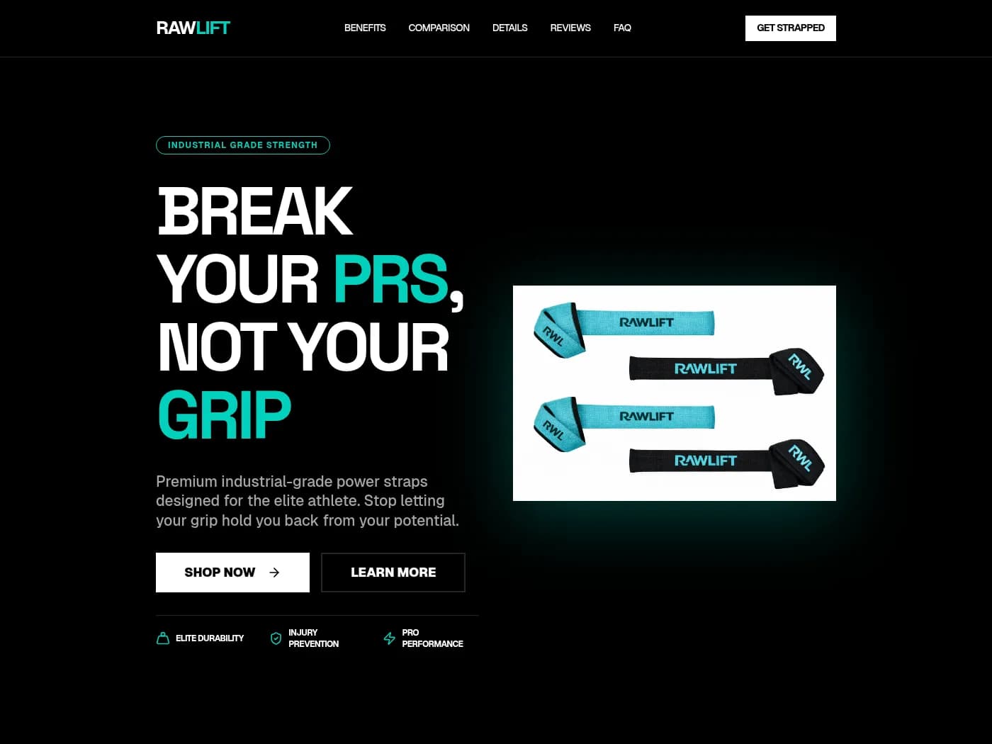 RAWLIFT Power Straps Site