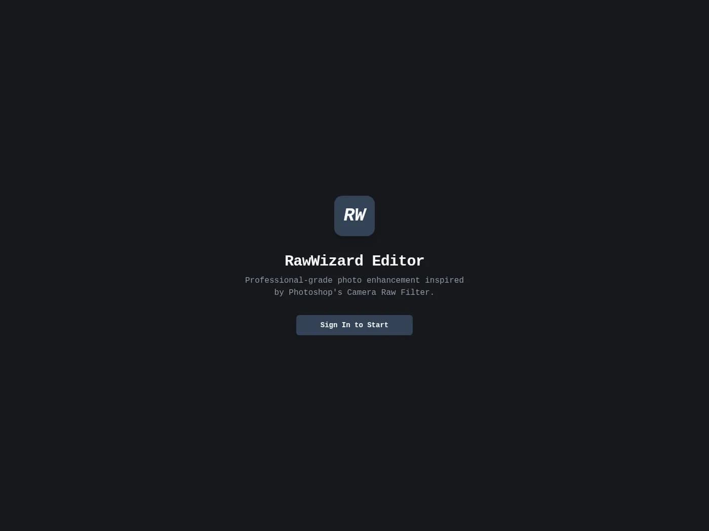 RawWizard Editor