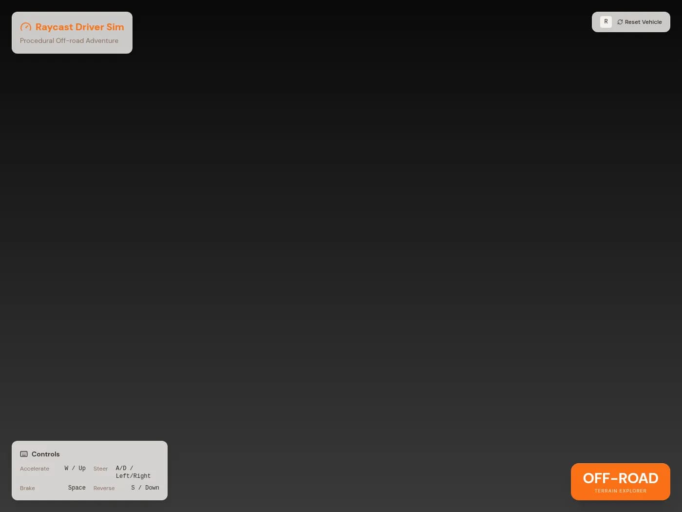 Raycast Driver Simulator