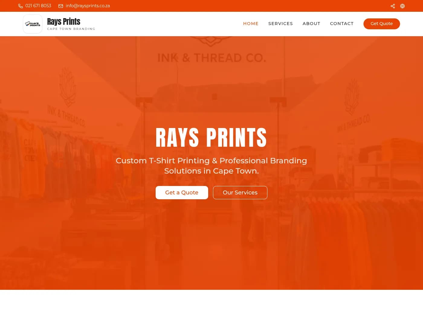 Raysprints Storefront