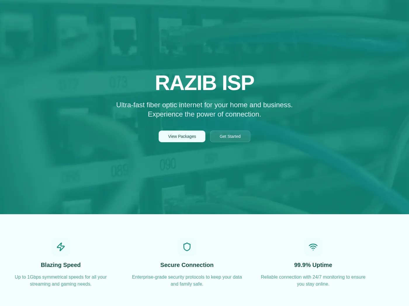 RAZIB ISP Portal