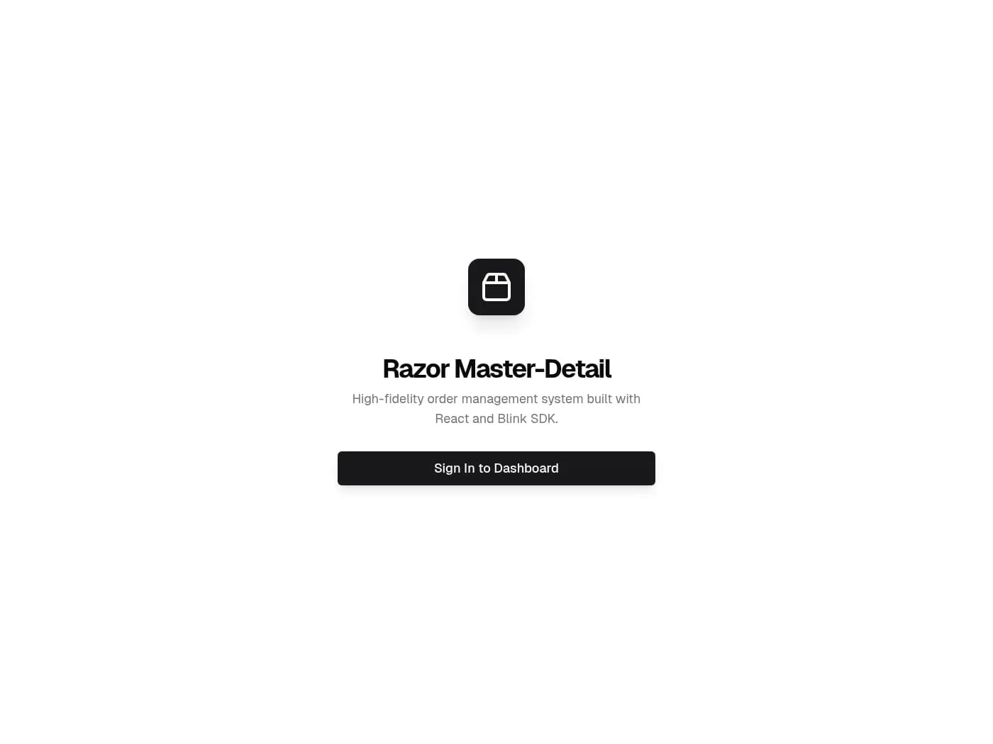 Razor Master-Detail Form