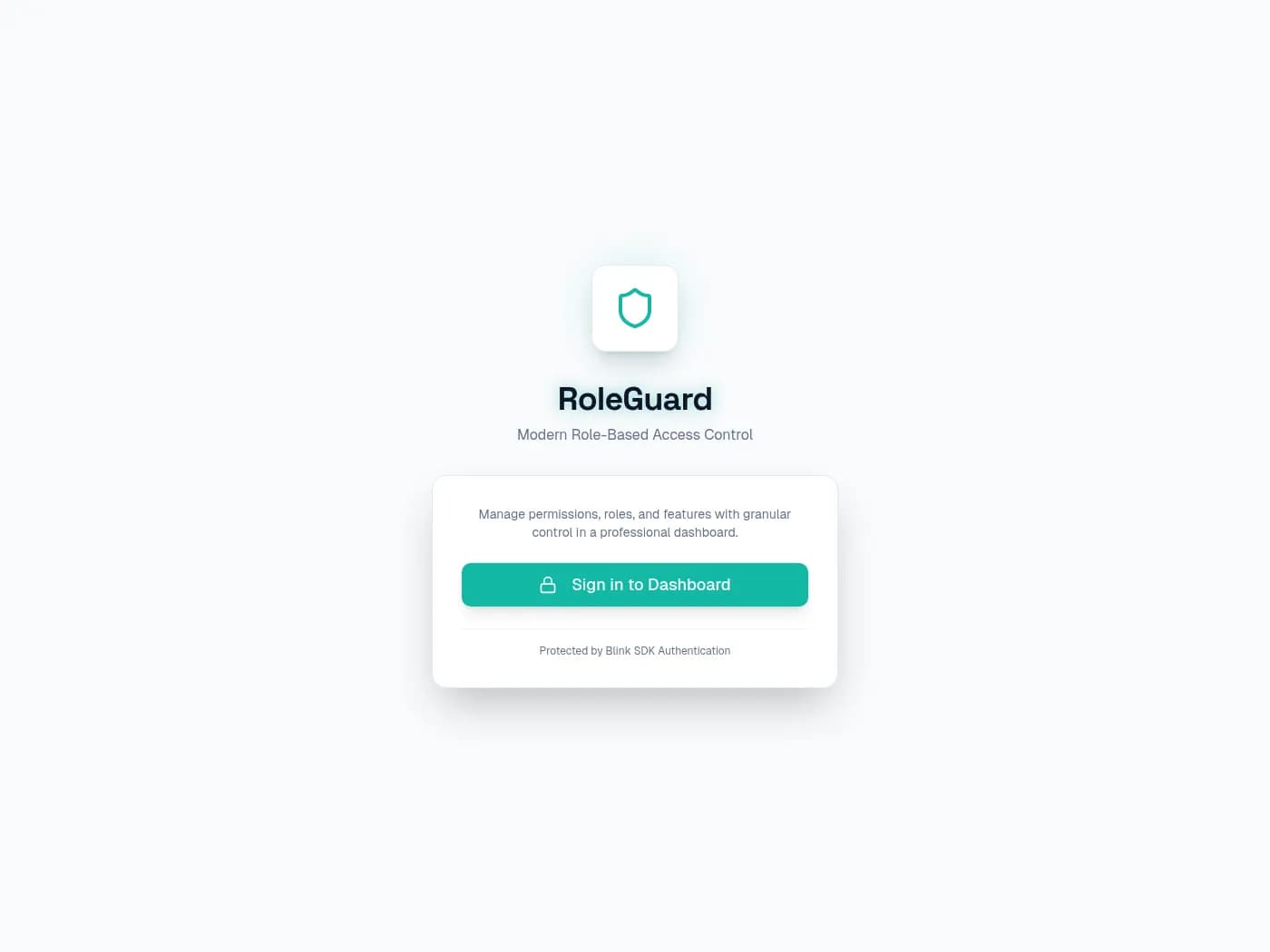 RoleGuard Dashboard