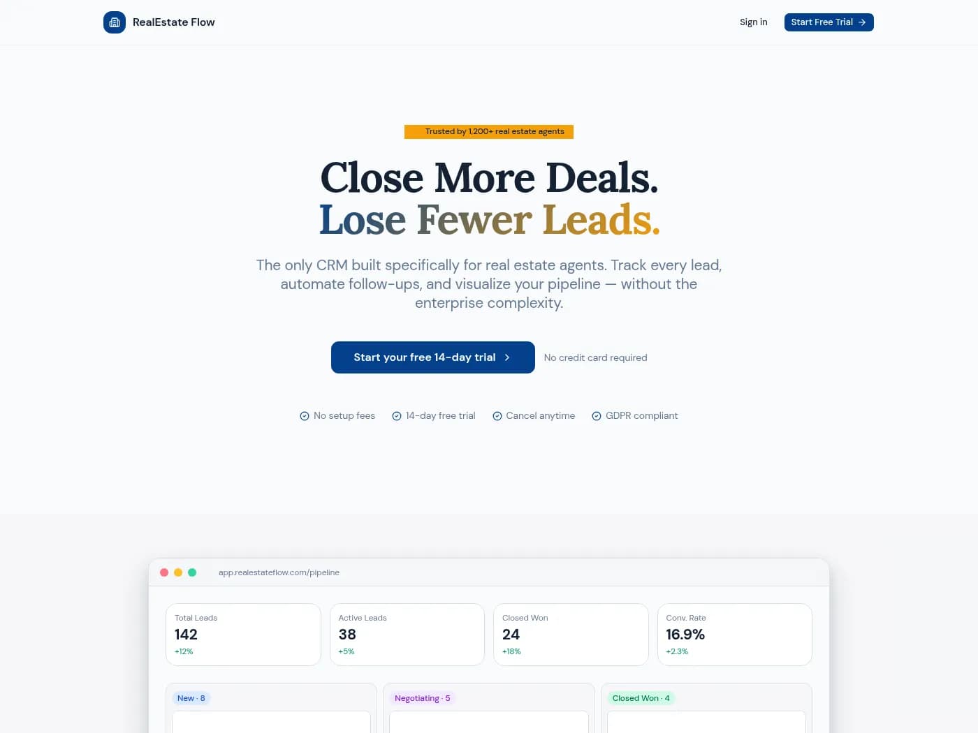 RealEstate Flow CRM