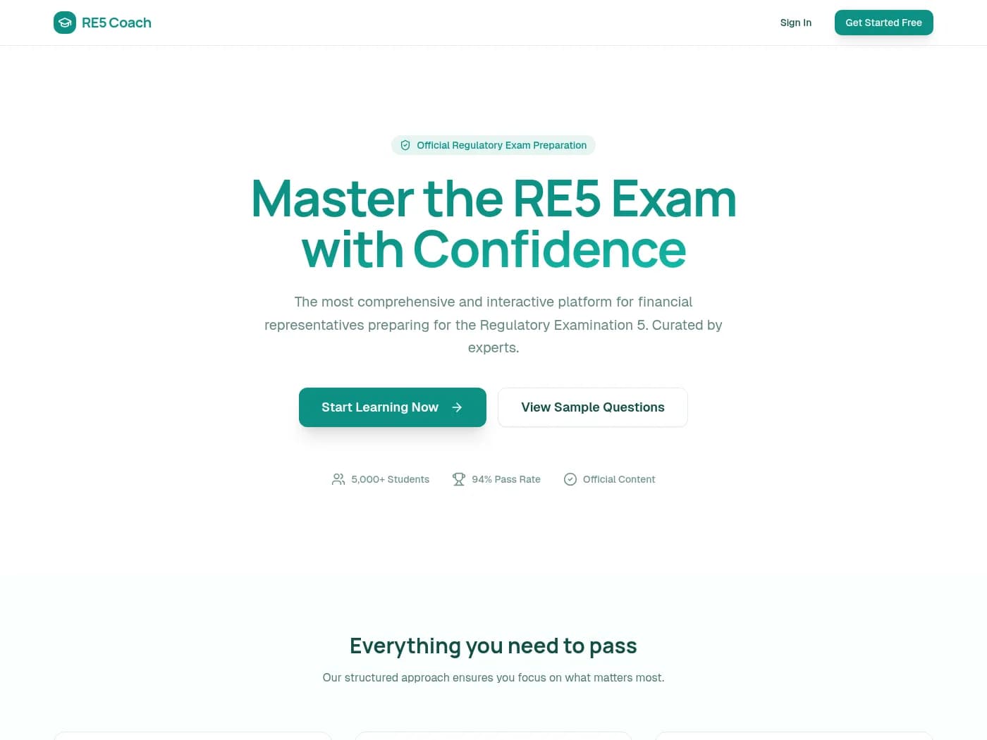 RE5 Exam Coach