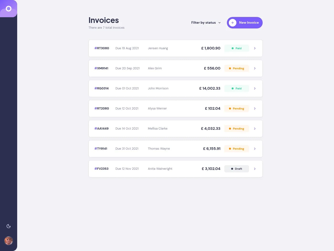 React Dark Mode App