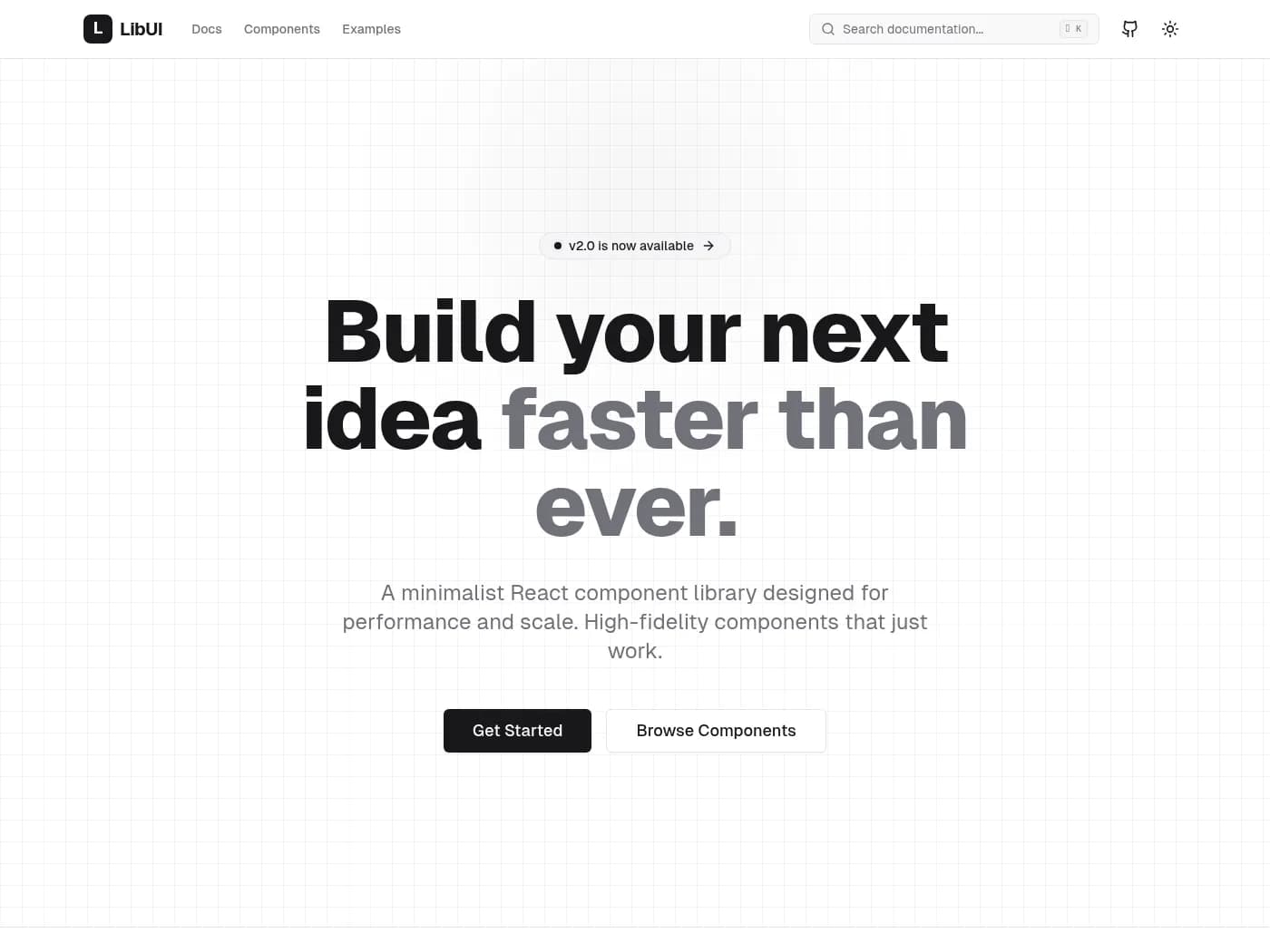React Library Frontend