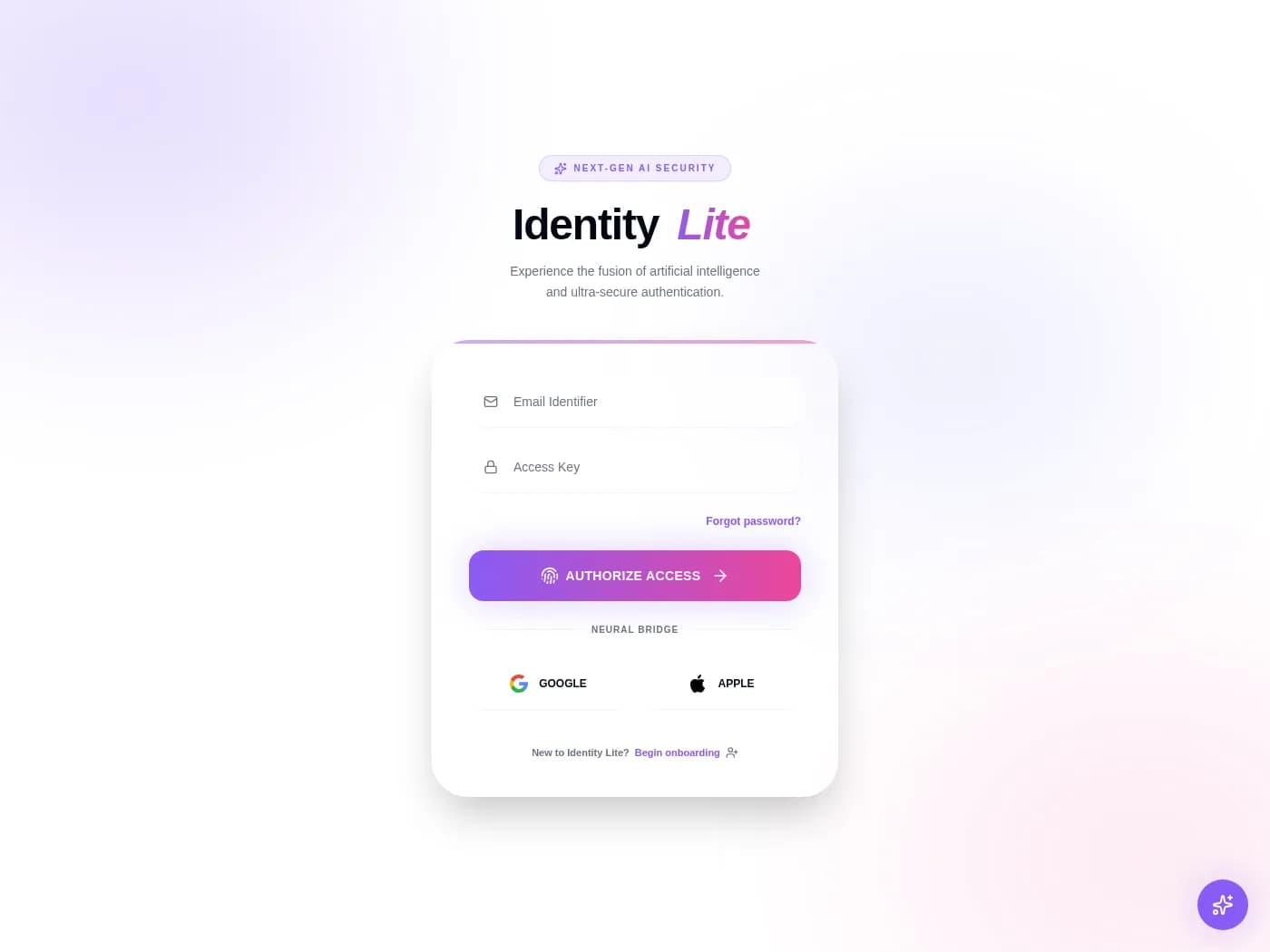 React Login Lite