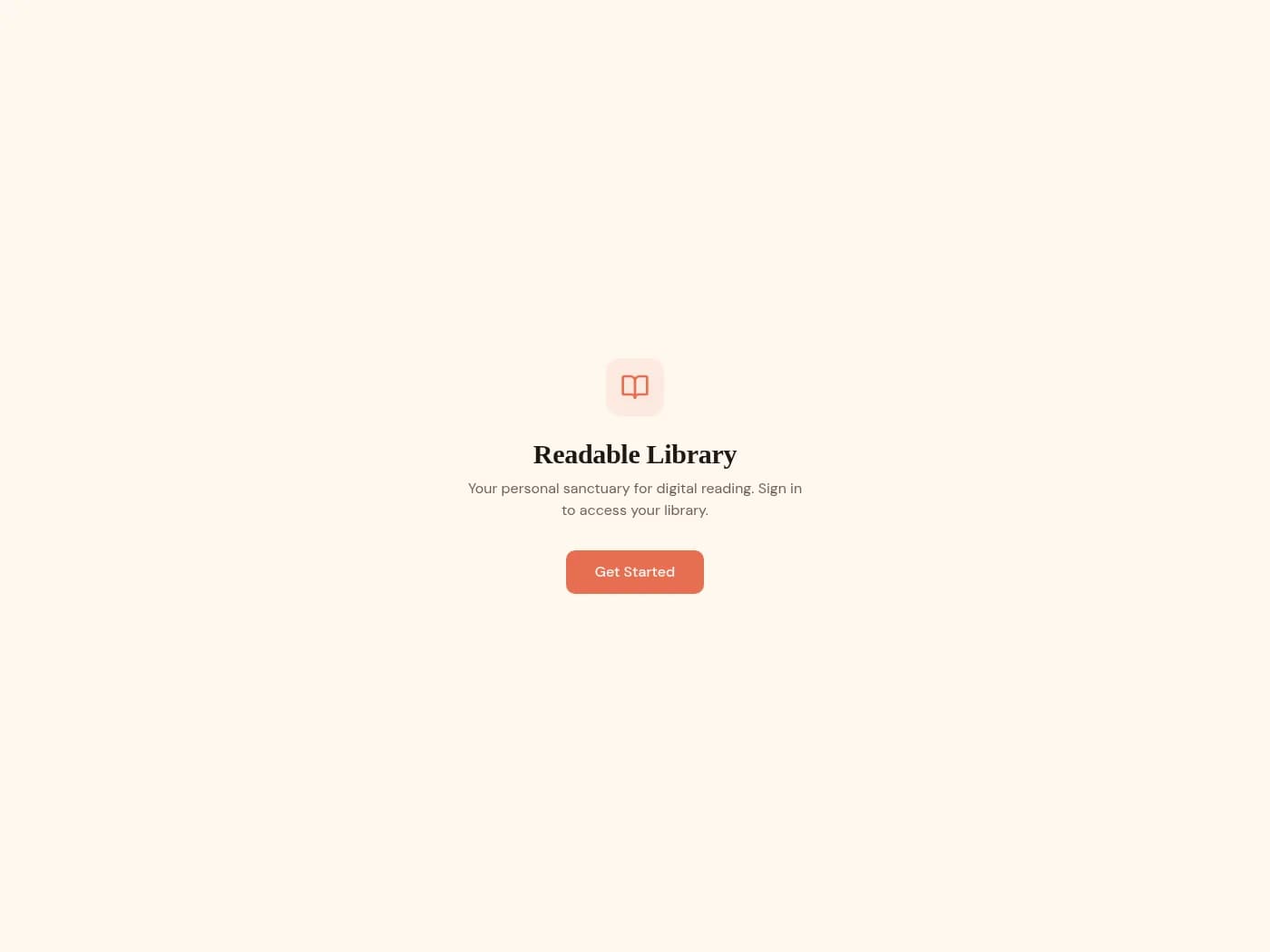 Readable Book Library