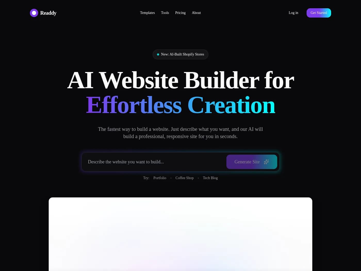 Readdy AI Clone