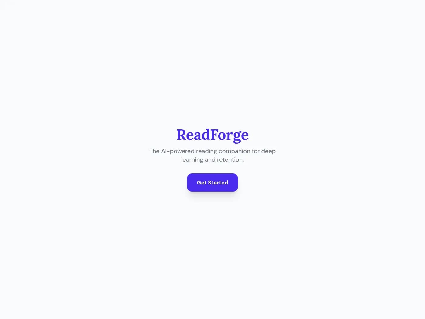 ReadForge AI Tutor