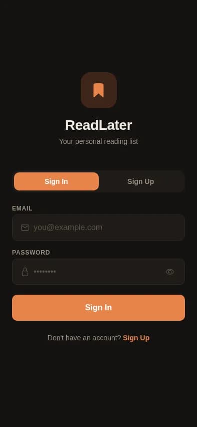 ReadLater Mobile