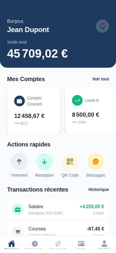 Realistic Banking App