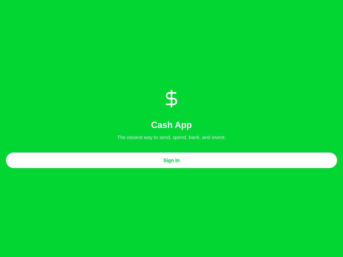 Realistic Cash App Clone