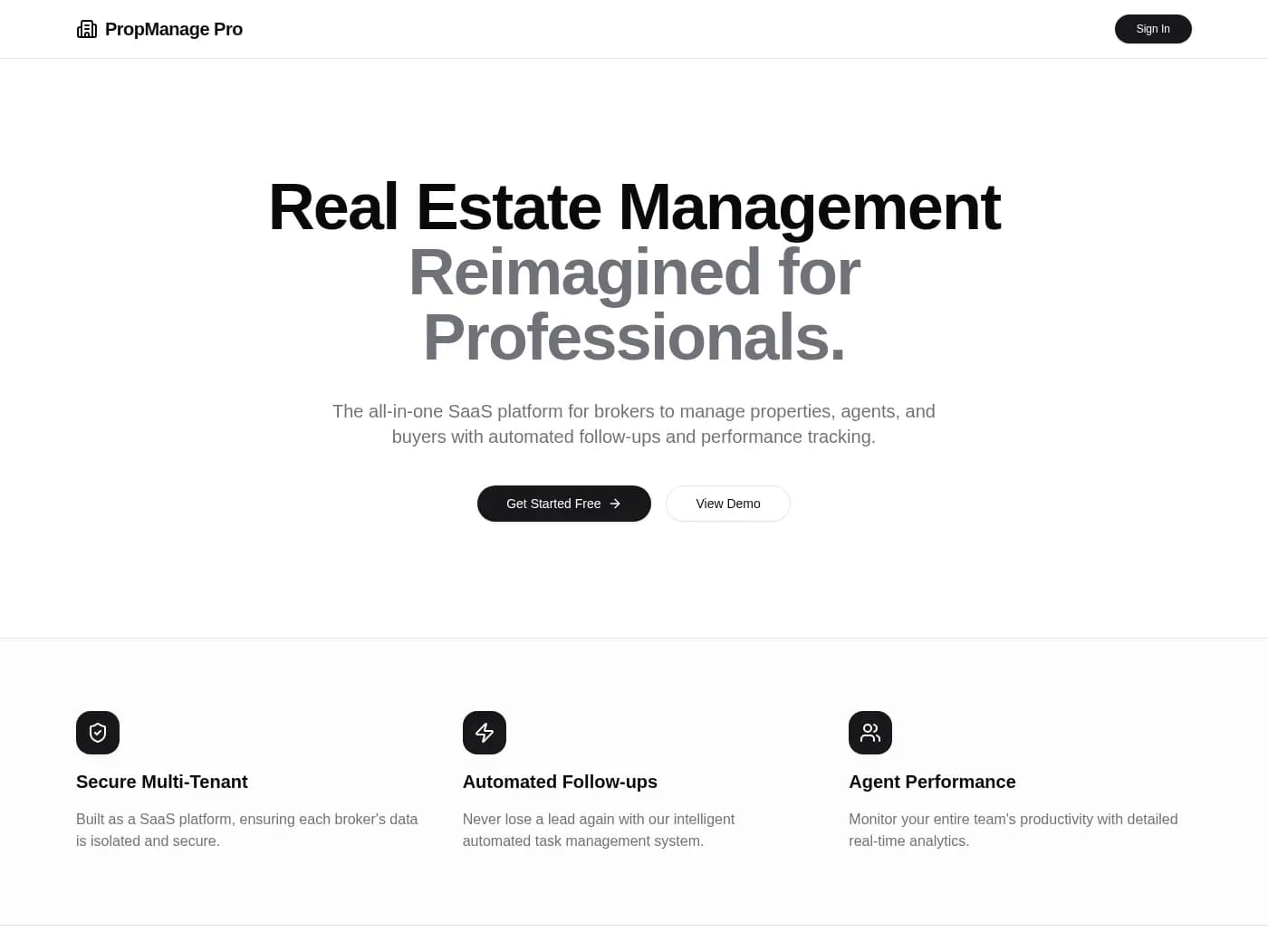 PropManage Pro