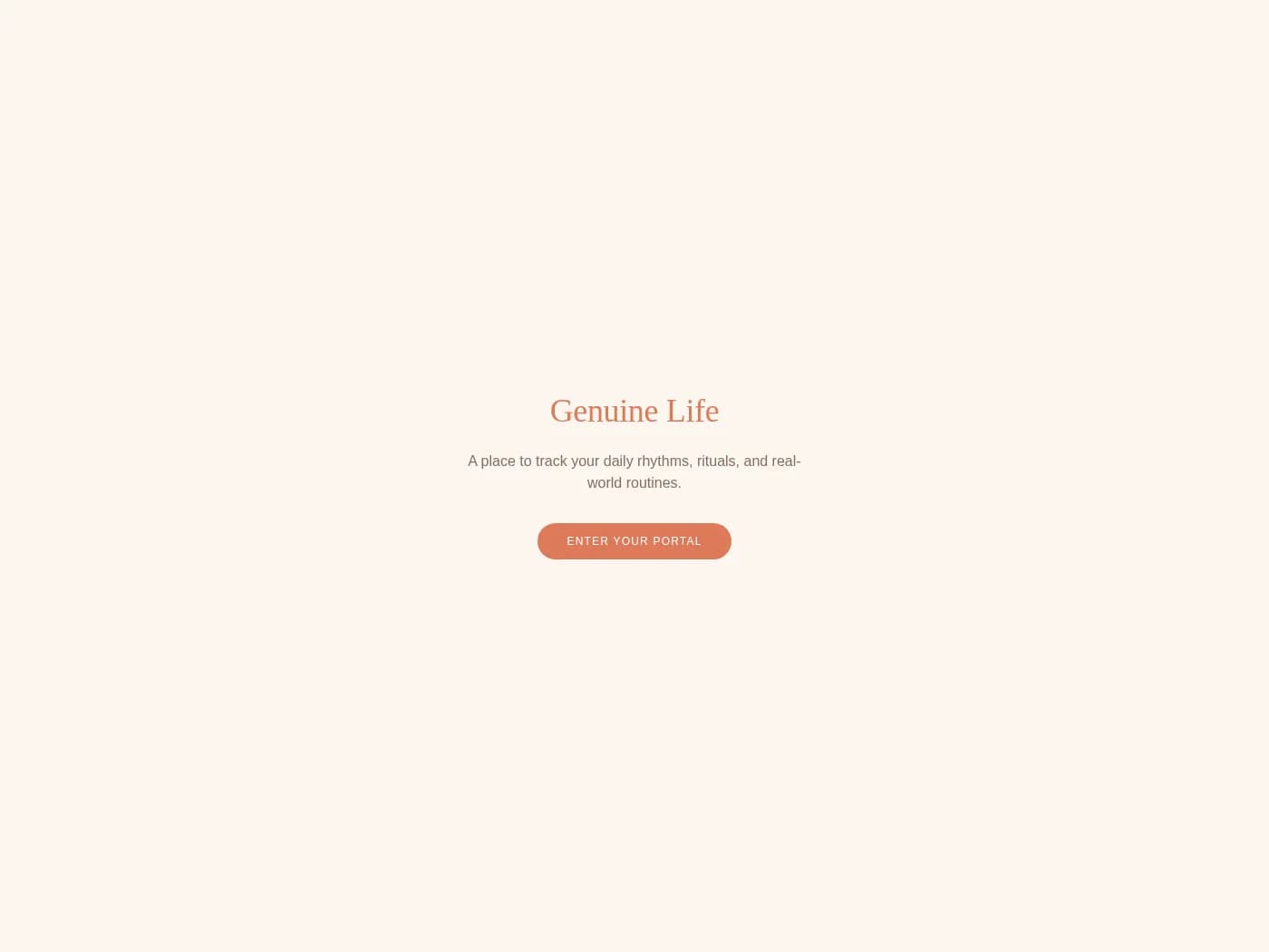 Genuine Productivity Portal