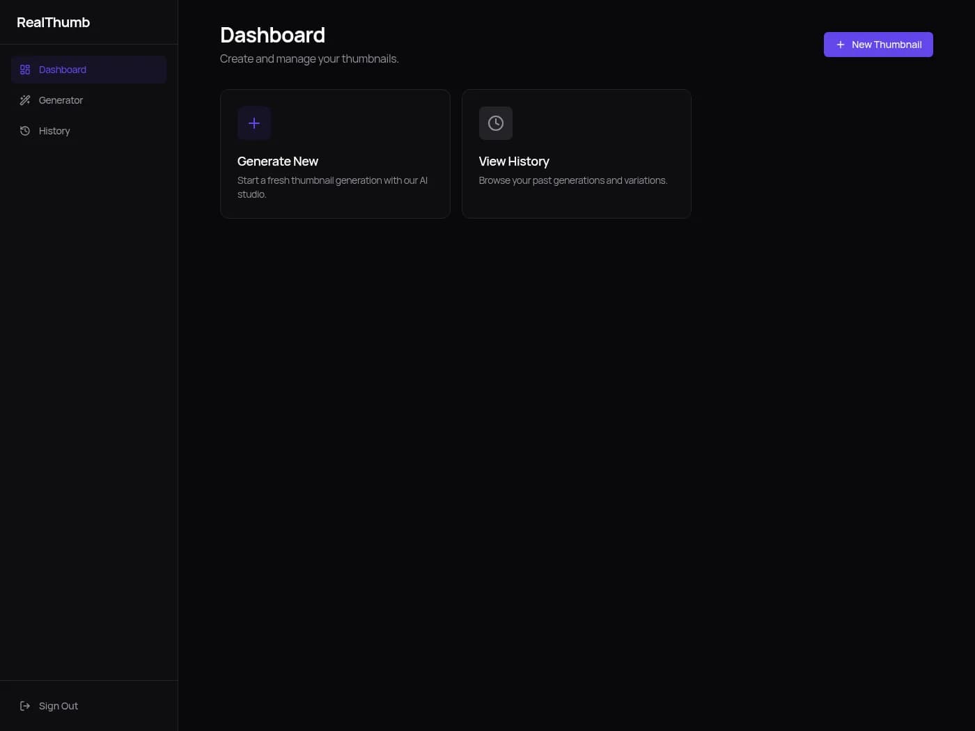 Realistic Thumbnail Generator