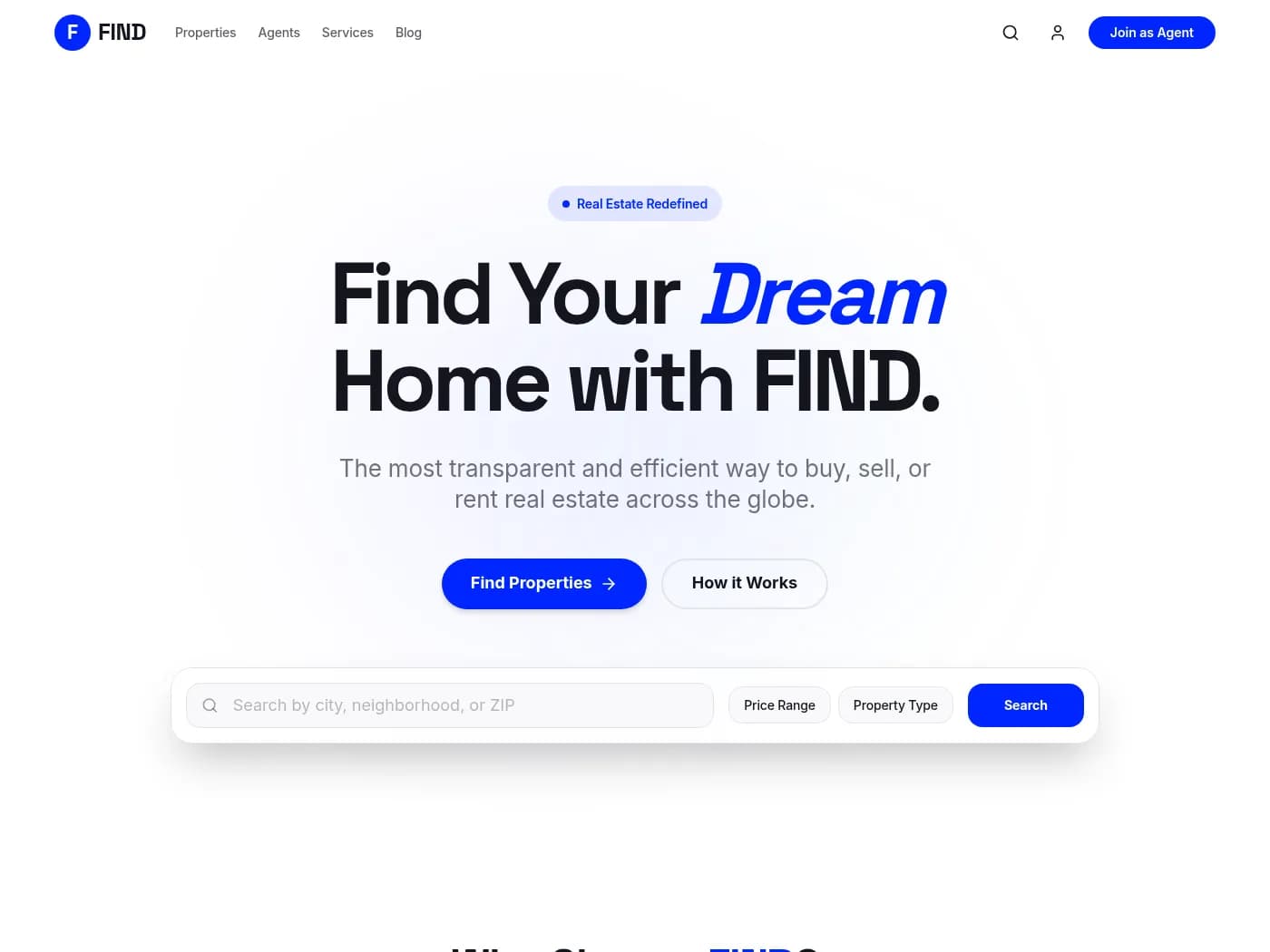 RealEstate Finder Clone