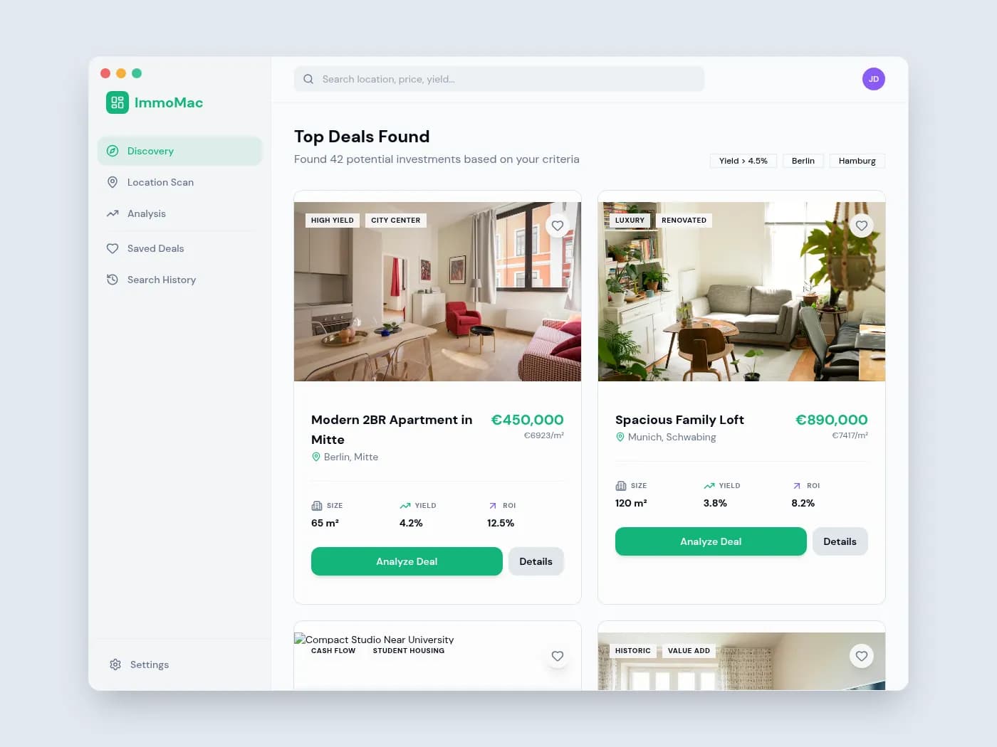 RealEstate Analyzer Mac