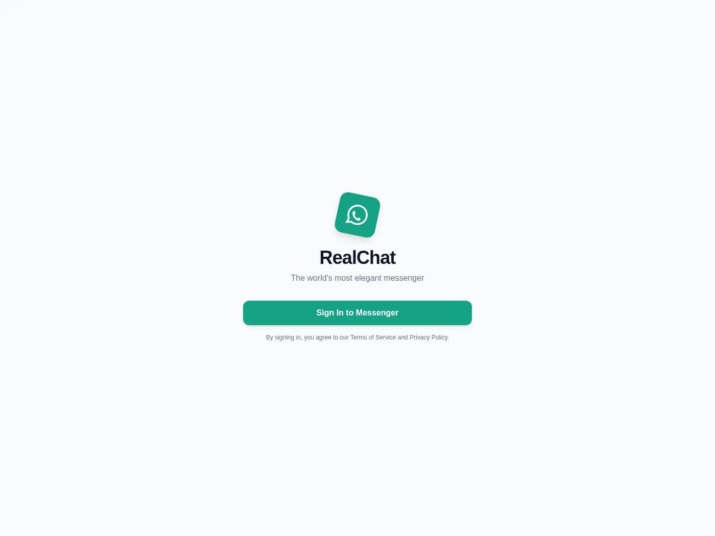 RealChat Web Messenger
