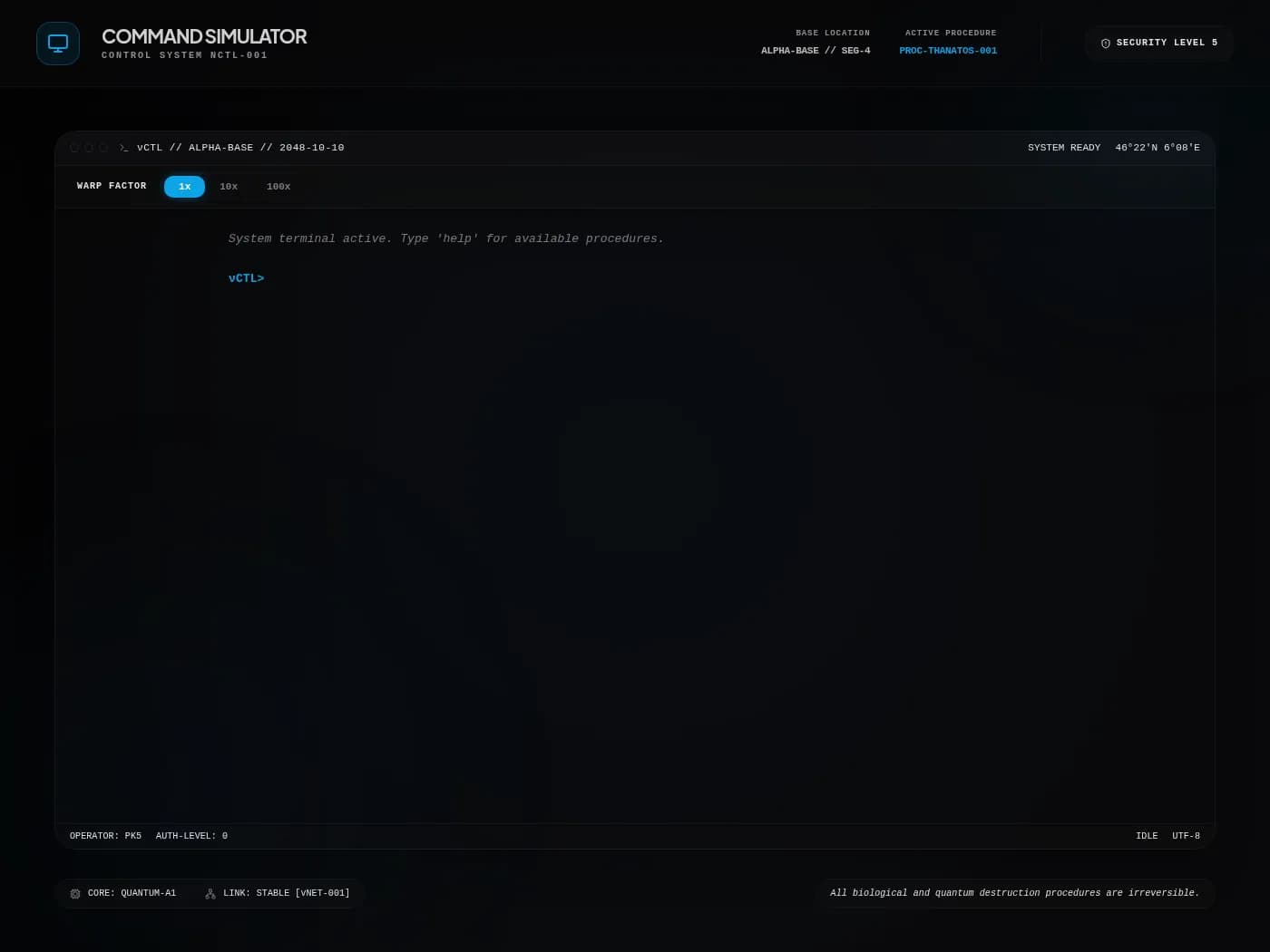 Realtime Command Simulator
