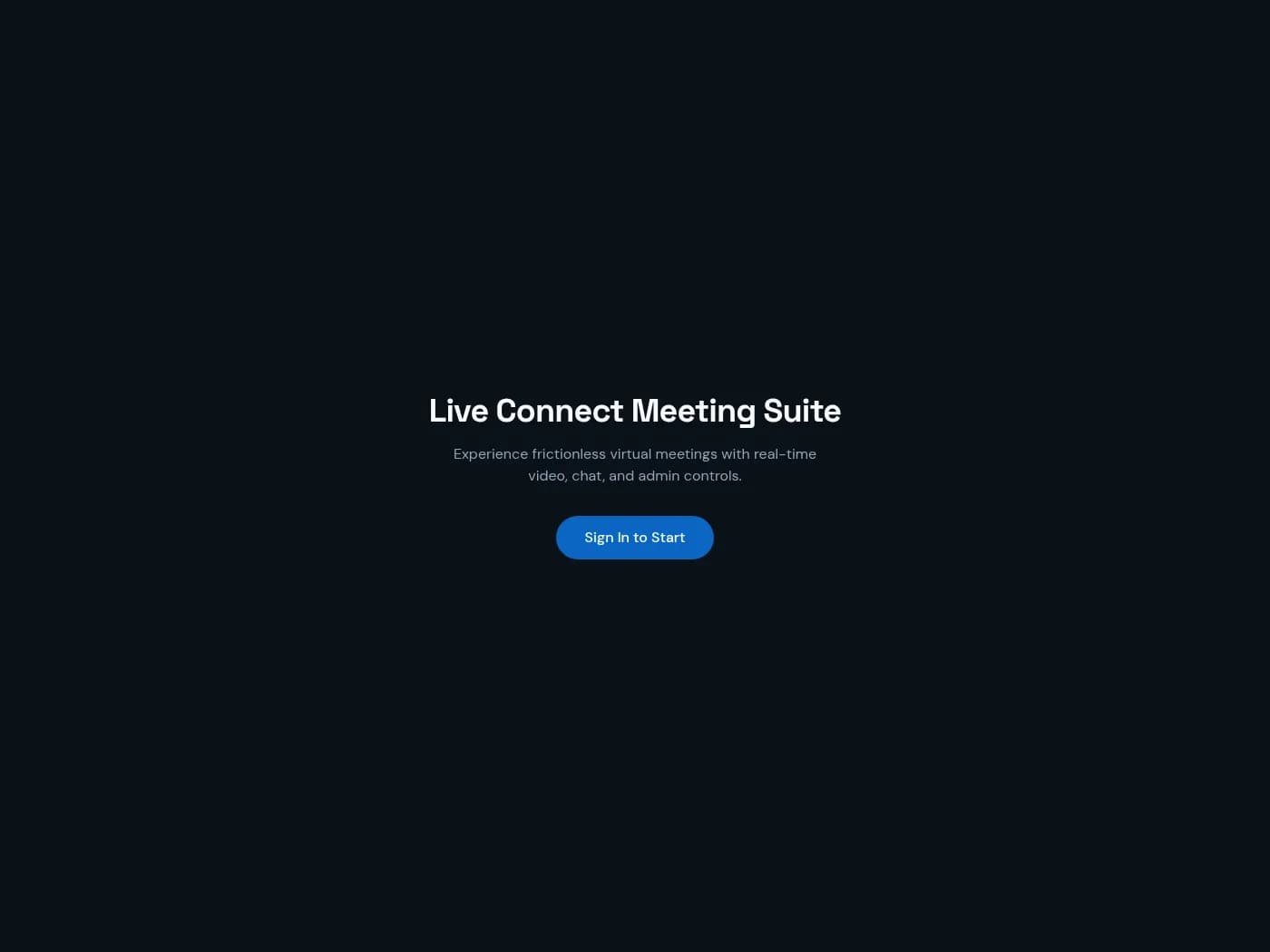 Live Connect Meeting Suite
