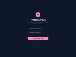 TradeGenius Real-Time App