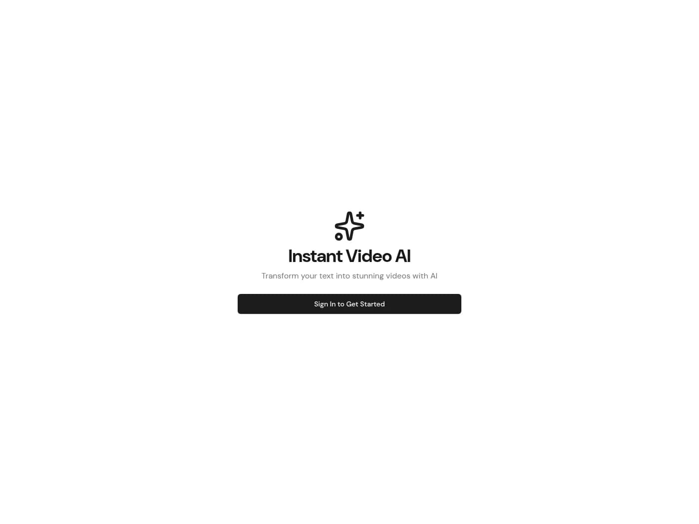 Instant Video AI Generator