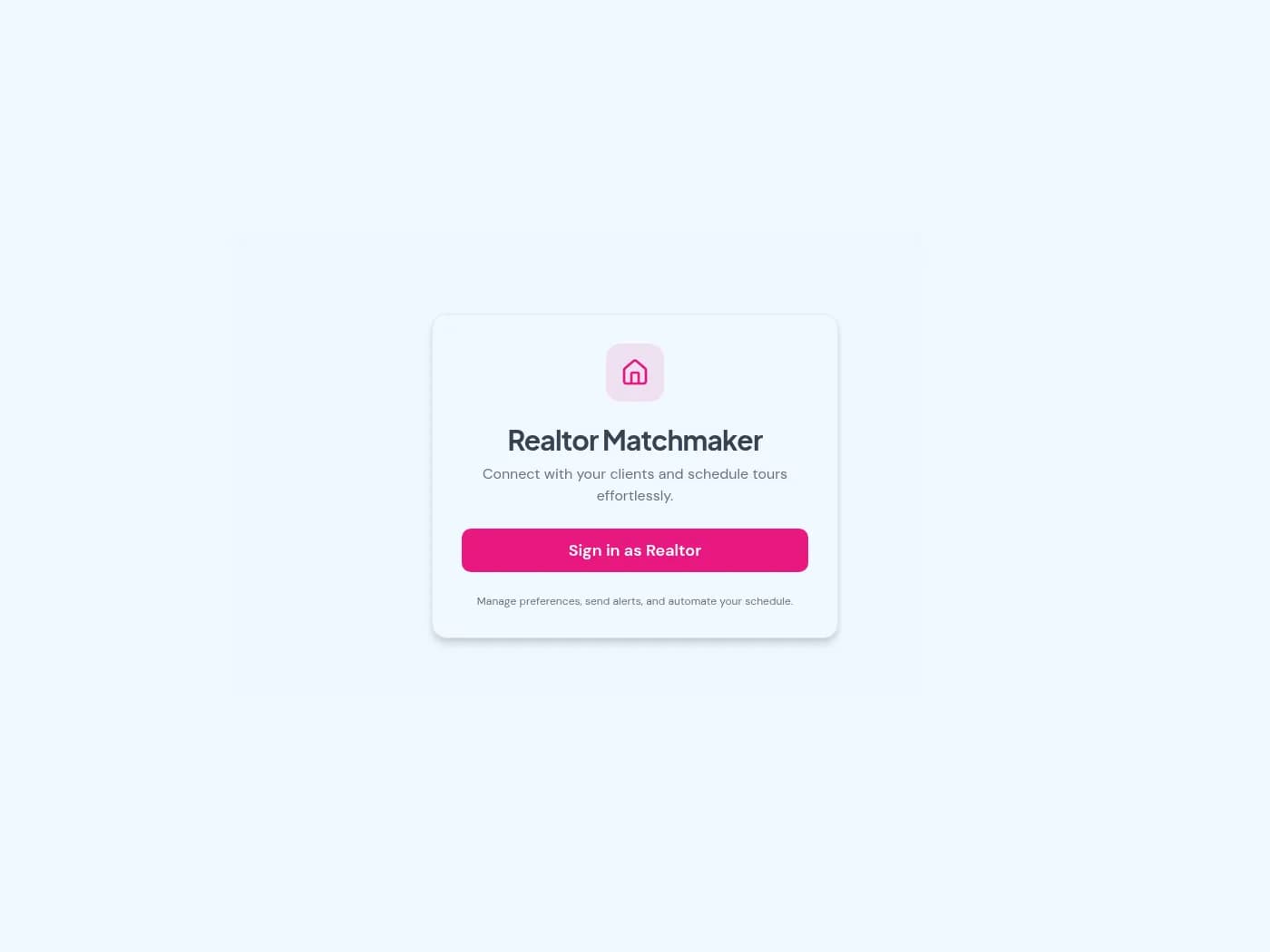 Realtor Matchmaker