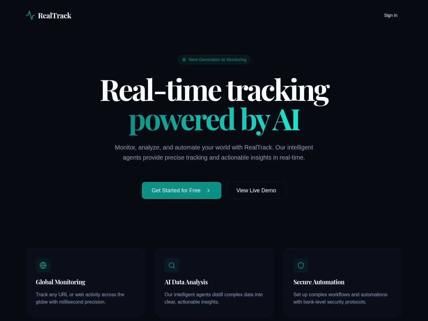 RealTrack AI Agent