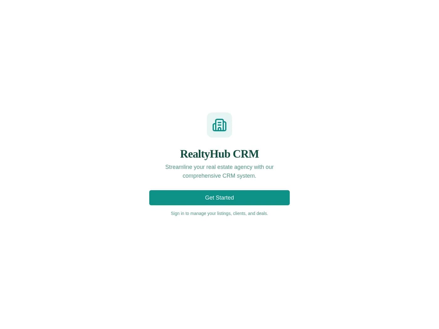 RealtyHub CRM