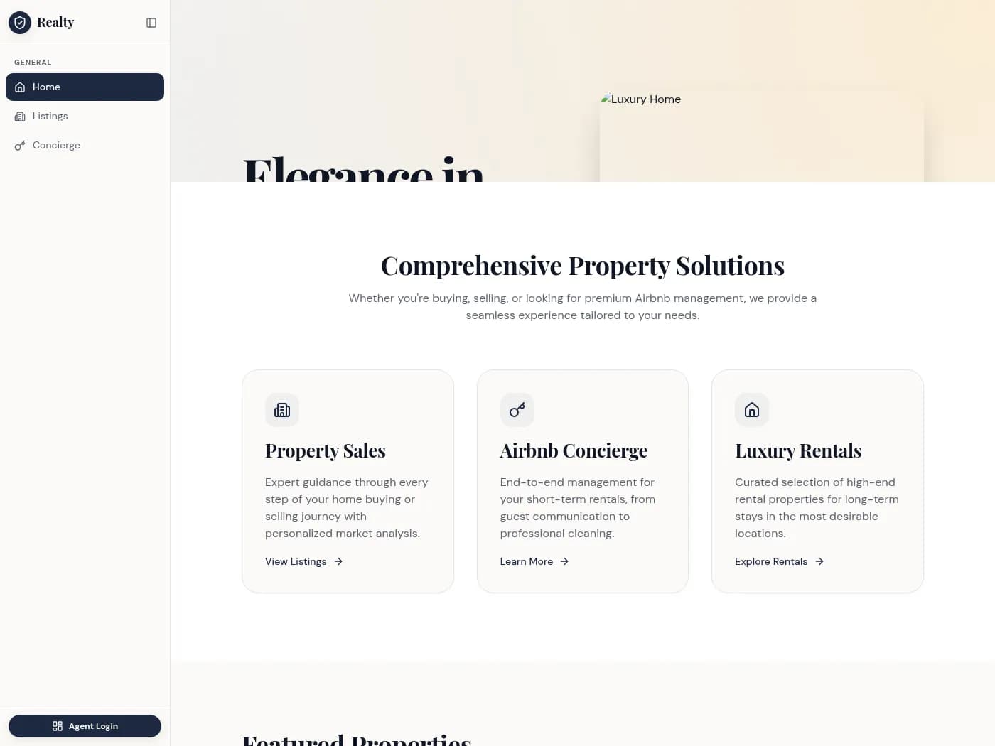 Easy Realty Dashboard