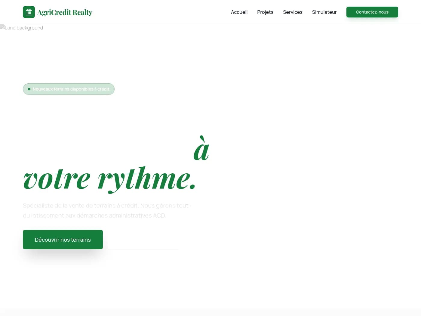 AgriCredit Realty Site