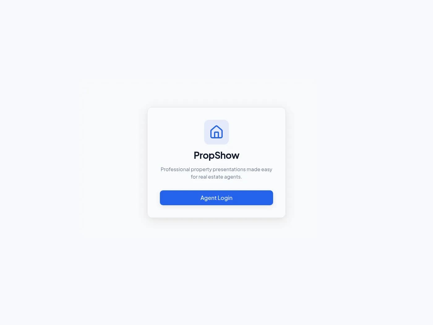 PropShow Dashboard