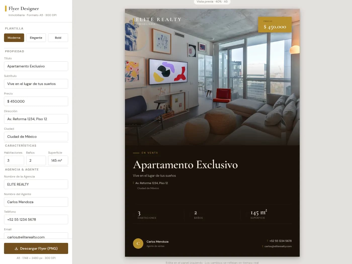 Modern Realty Flyer Designer