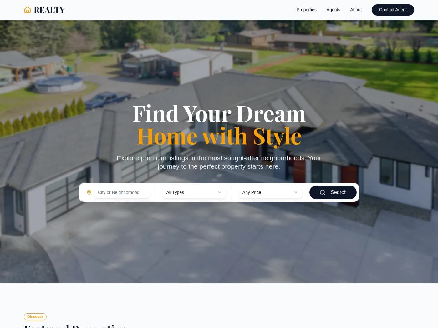 Realty Agent Portal