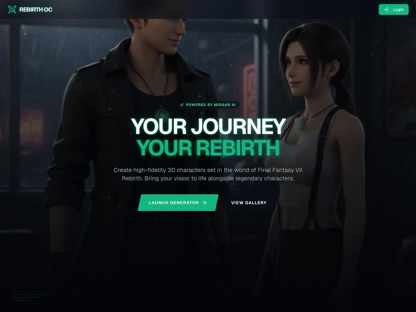 Rebirth OC Image Generator