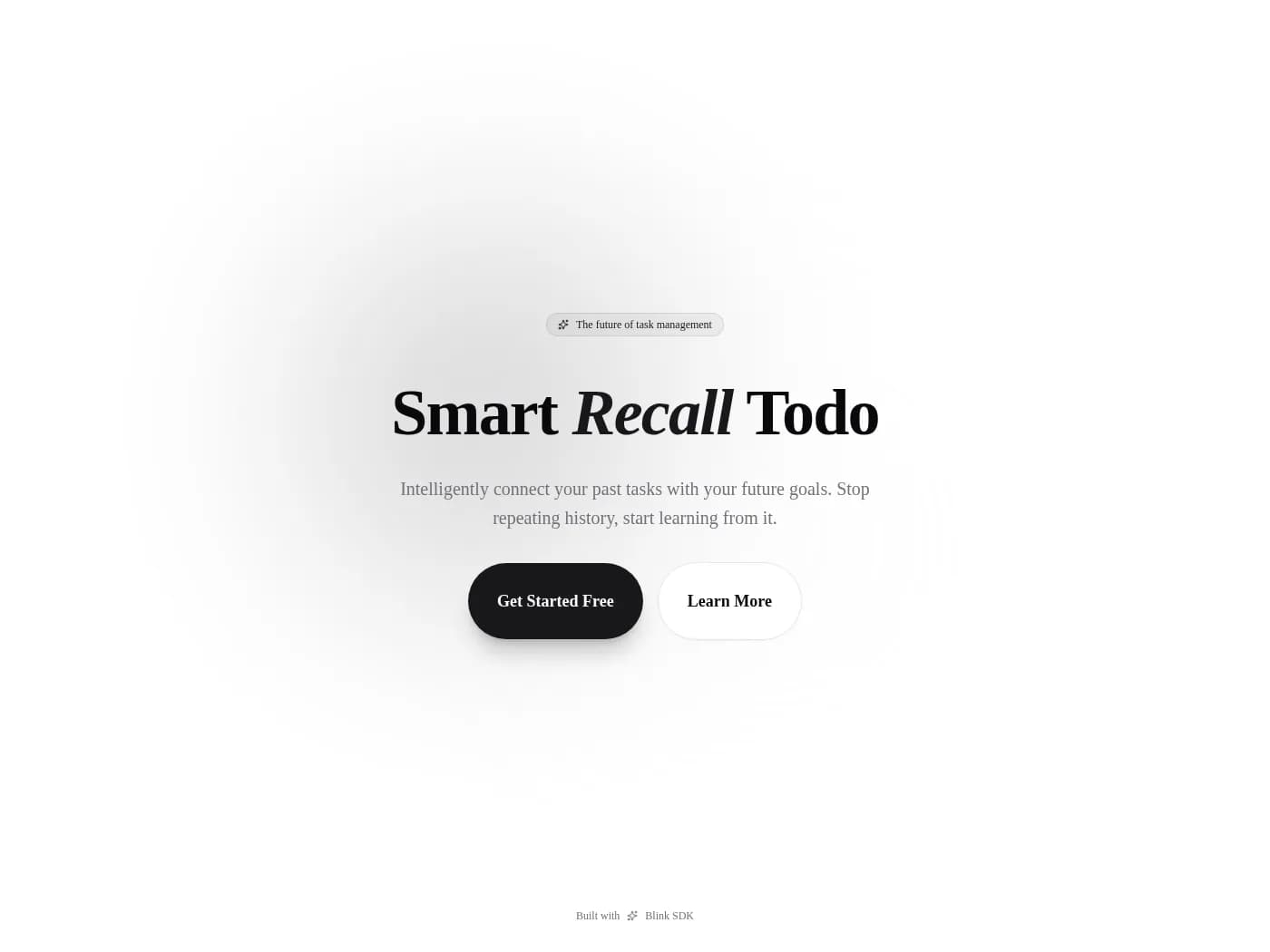 Smart Recall Todo