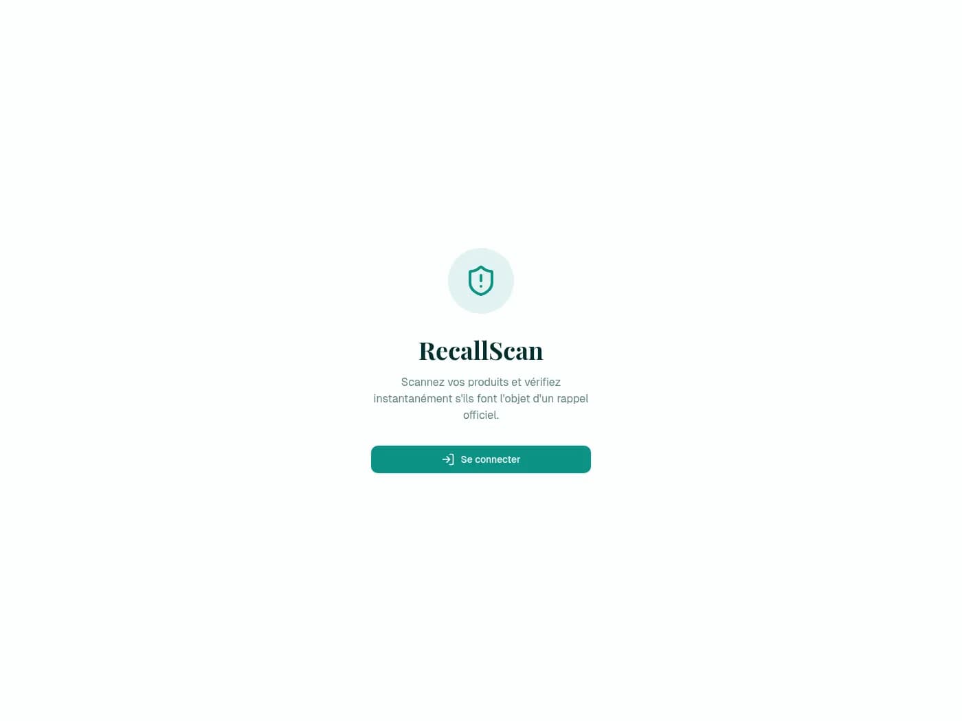 RecallScan App