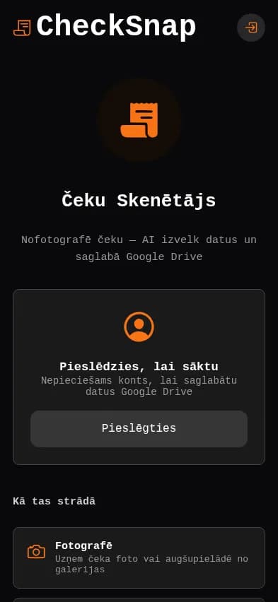 CheckSnap Drive Sync