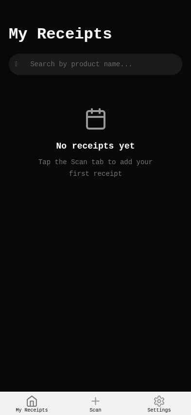 Receipt Keeper Mobile