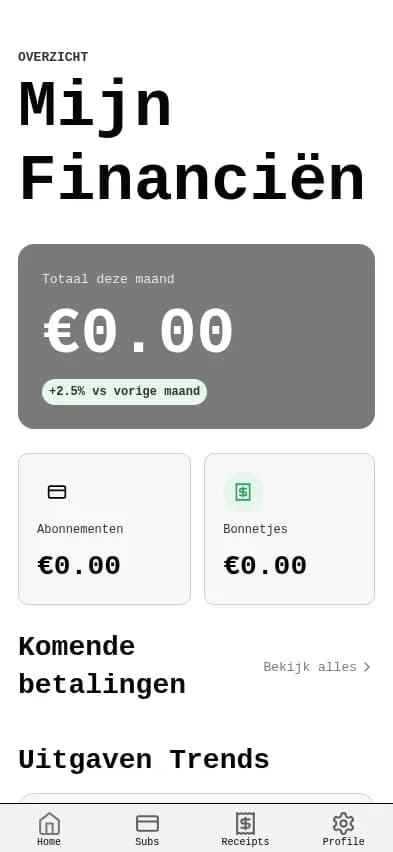 Receiptly Tracker