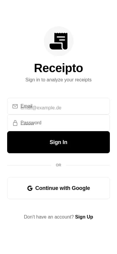 Receipto Analyzer