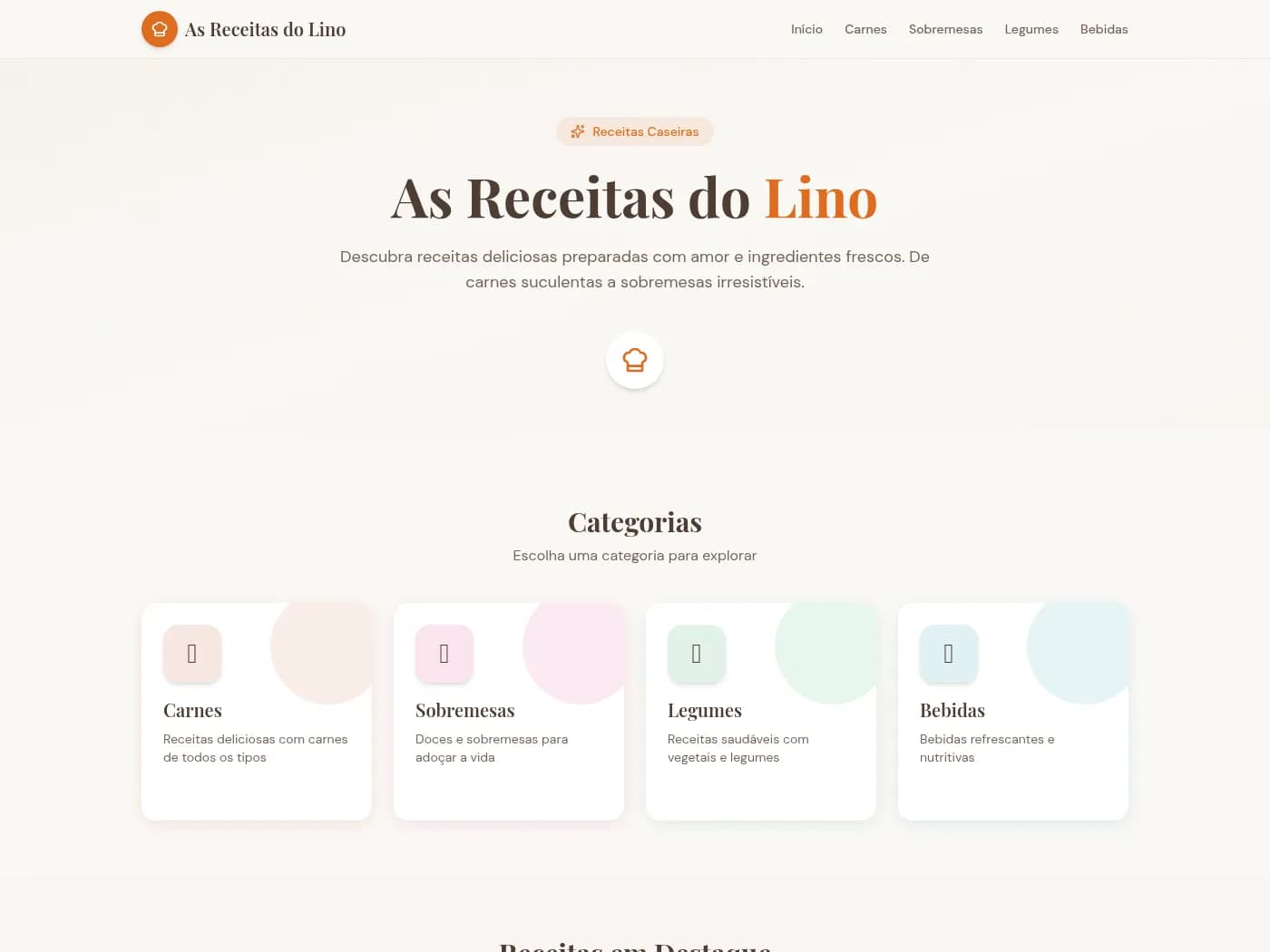 As Receitas do Lino