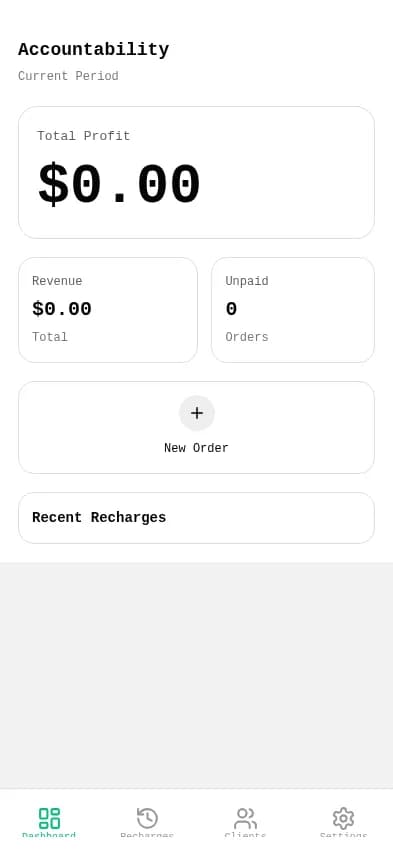 Recharge Tracker Pro