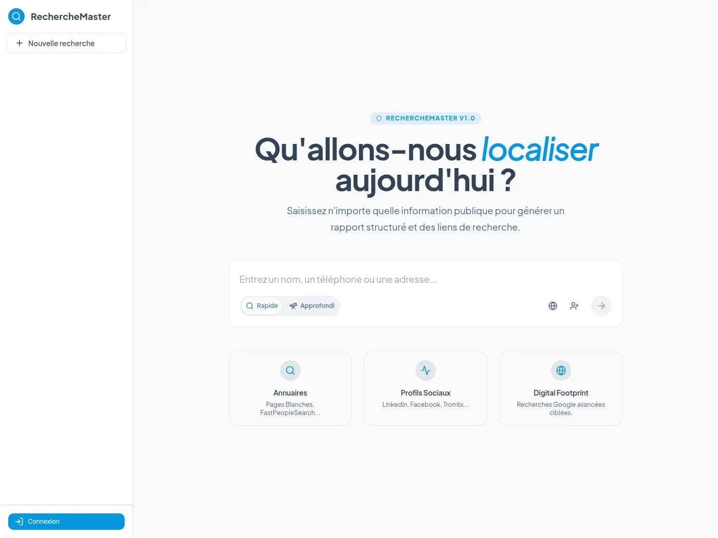RechercheMaster