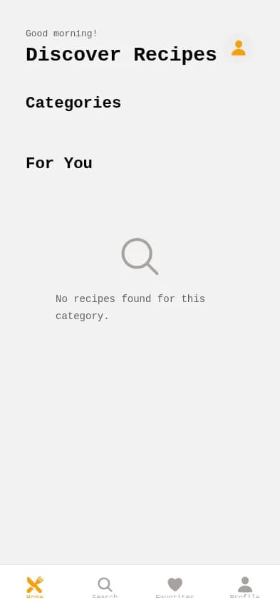 QuickRecipe App