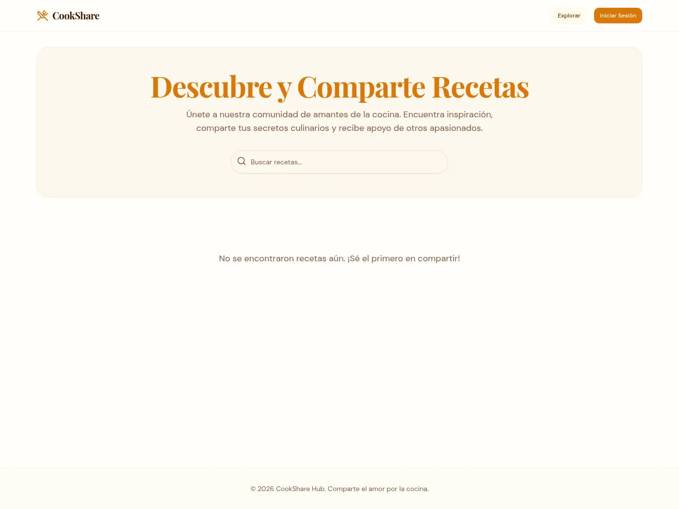 CookShare Hub